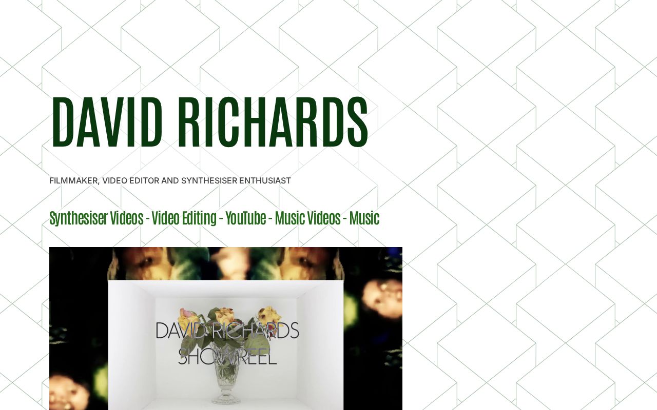 David Richards' Portfolio home